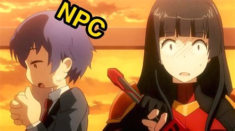 Мальчик живет как Npc и делает игрока своей девушкой Краткий Пересказ Аниме Youtube
