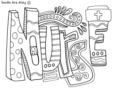 Nurses Week Coloring Pages Coloring Pages