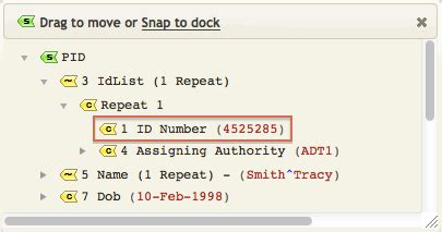 HL To Database Mapping PID Data INTERFACEWARE Help Center Page
