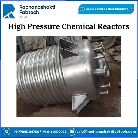 High Pressure Chemical Reactors At ₹ 350000 Unit Chemical Reactors In Ahmedabad Id 23180309312