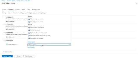 how to add multiple add criteria succeeded pipeline runs metric and