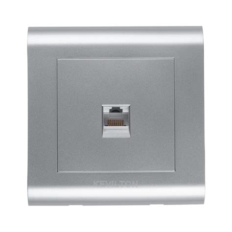 Modular Silver Data Socket CAT 6 Hardware Homeware Lifestyle