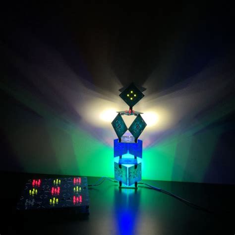 Pcb Tic Tac Toe And Light Sculptures