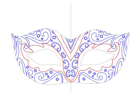 How To Draw A Mardi Gras Mask Design School