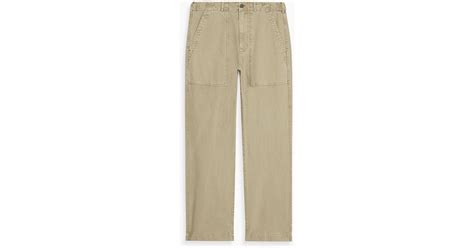 Alex Mill Field Herringbone Cotton Pants In Natural For Men Lyst