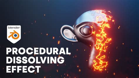 Procedural Dissolving Effect Blender Tutorial Youtube