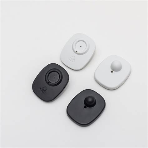 Wise Custom 8 2MHz ABS Plastic Mini Square RF Clothing Security Tags Magnetic Retail Anti Theft