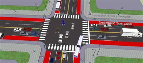 Bus Cycle Pedestrian Dedicated Model Download Scientific Diagram