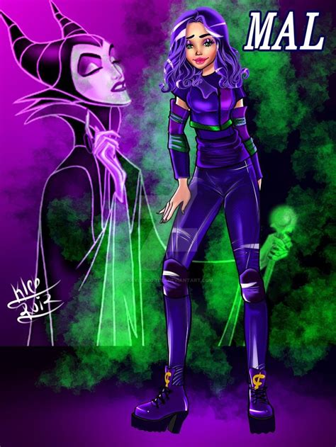 Mal Descendants By KeylebCortez On DeviantArt Mal Descendants Disney Descendants