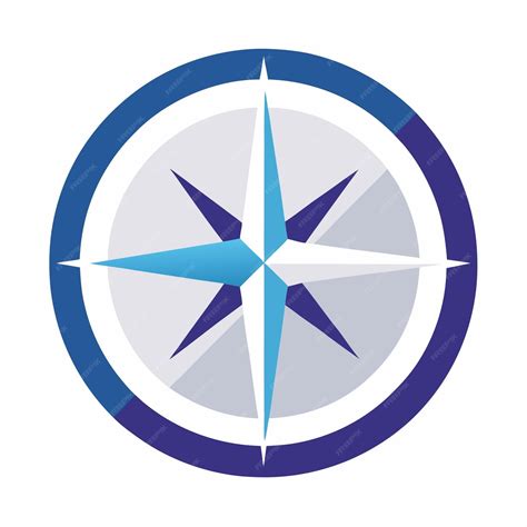 Modern Compass Icon Vector Design Premium Ai Generated Vector