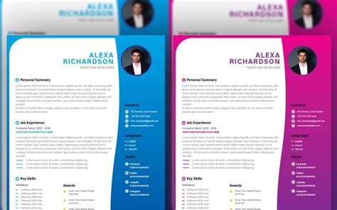 Web Designer Resume Curriculum Vitae Template