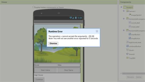 How Do I Fix This Run Time Error Mit App Inventor Help Mit App Inventor Community