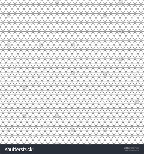 Seamless Triangles Pattern Interlocking Triangular Shapes Stock Vector