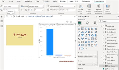 Power Bi Dax Sum Function
