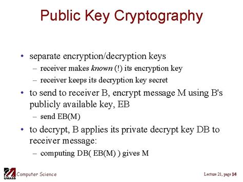 security in distributed systems introduction cryptography