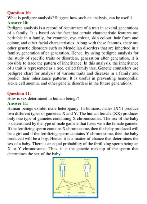 Mp Board Solution Class 12th Biology Chapter 5 Principle Of Inheritance