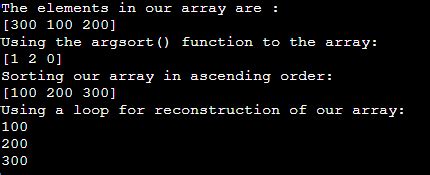 Numpy Argsort Sorting The Algorithms For Numpy With Example