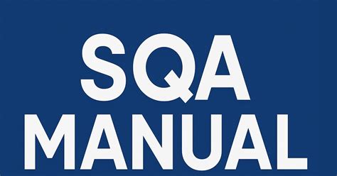 Sqa Manual