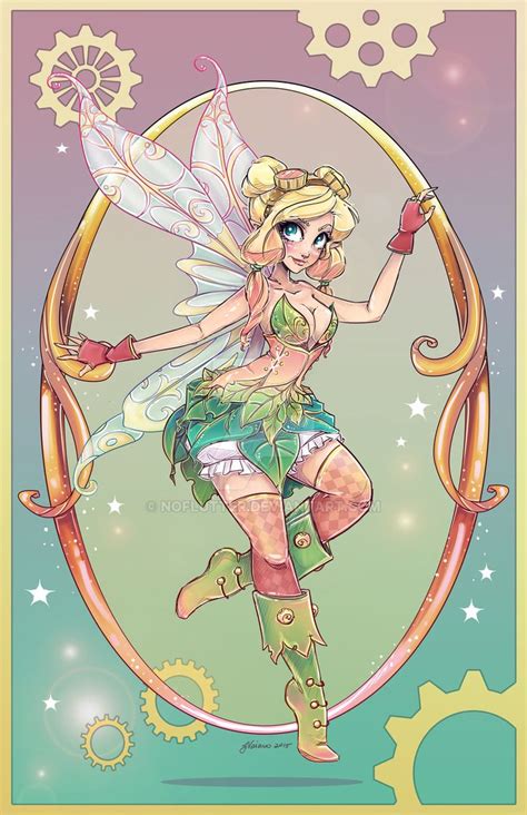 Steampunk Tinkerbell By Noflutter Disney Fairies Disney Art Drawings