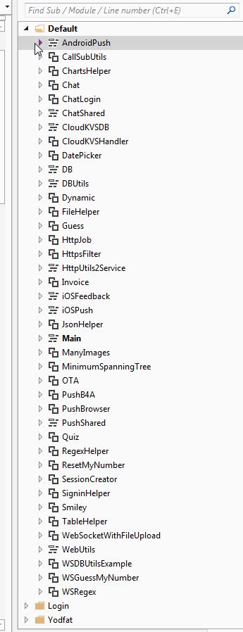 New Feature Modules Groups And More B4x Programming Forum