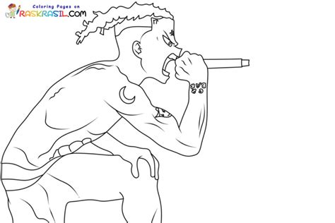 Xxxtentacion Coloring Pages Free Printables