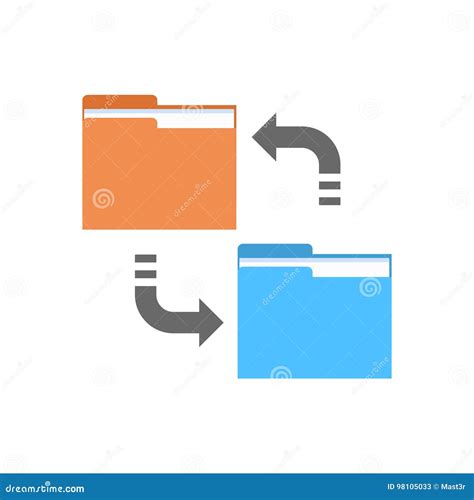 Data Synchronization Icon Computer Connection Database Access