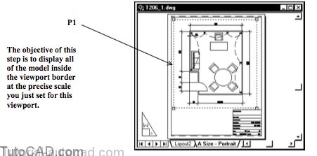 Setting Locking Viewport Scale Tutorial AutoCAD