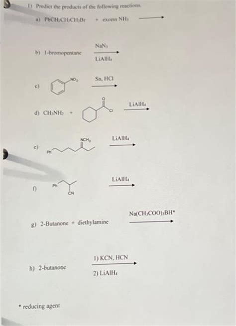 Solved A Pbch−cl−ch2or B 1 Bromopentane Arcosnh1 C D