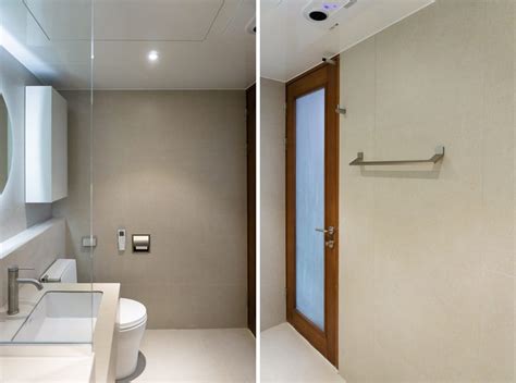 원과 직선이 조화로운 타일 세면대 욕실 앨리스 인 빌더랜드