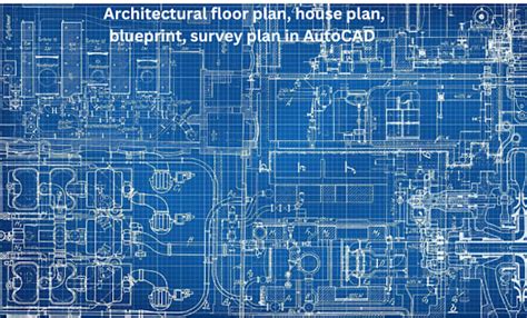 Design Architectural Floor Plan House Plan Blueprint Survey Plan In Autocad By Picha Tech