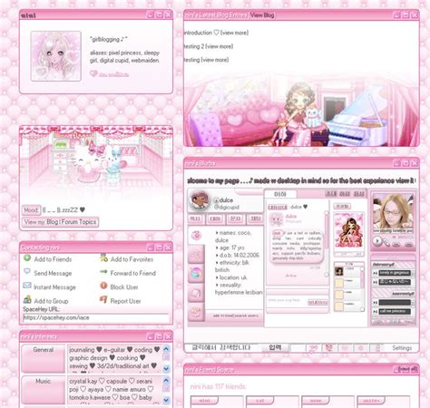 An Image Of A Pink Website Page An Image Of A Pink Website Page