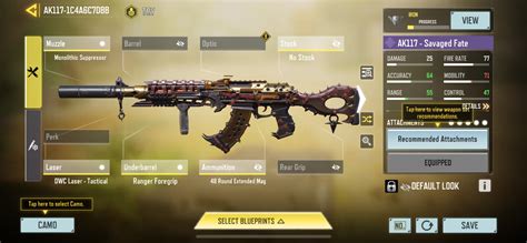 Ak117 Loadout For Mp Ranked Rcodmobileloadouts