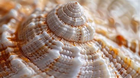 Closeup Of Sea Shell Texture Premium Ai Generated Image