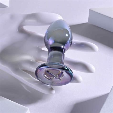 Playboy Pleasure Jewels Glass Butt Plug Sex Toy Hotmovies