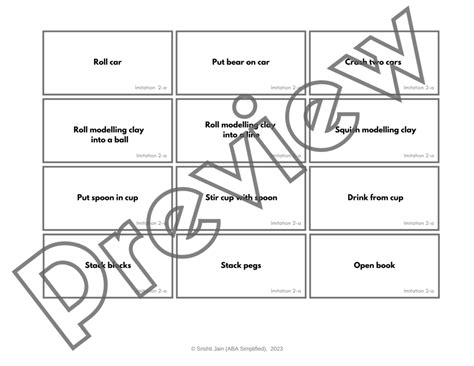 VB MAPP Aligned Task Cards Motor Imitation Level 1 Made By Teachers