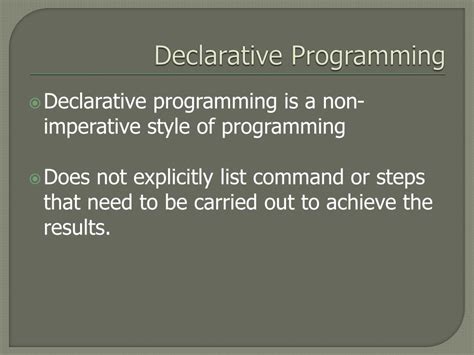 Ppt Programming Paradigms Powerpoint Presentation Free Download Id