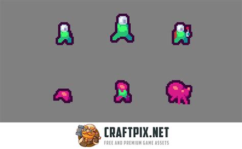 Free Roguelike Shoot Em Up Pixel Art Game Kit