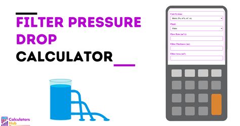 Filter Pressure Drop Calculator
