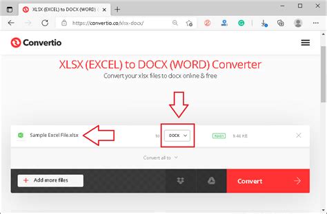 Excel 转换为word极客笔记