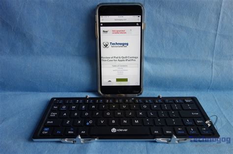 Review Of Iclever Foldable Bluetooth Ultra Slim Mini Wireless Keyboard Technogog