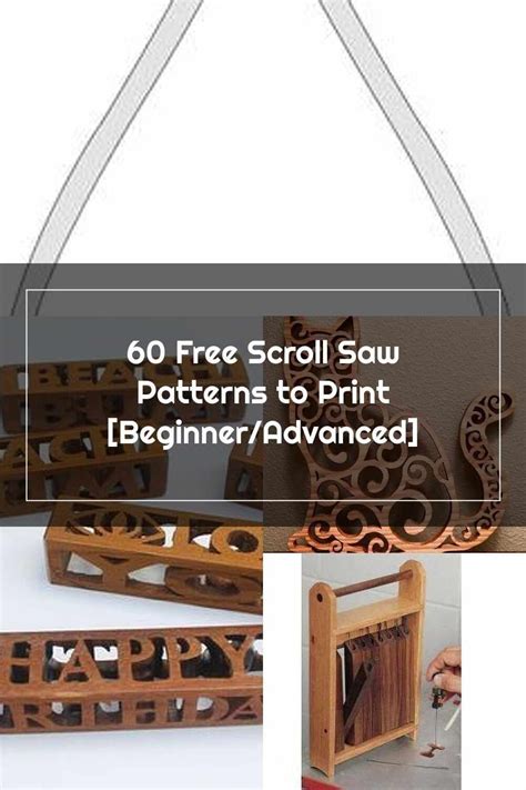 60 Free Scroll Saw Patterns For Beginners And Advanced