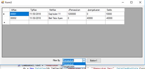 Menguasai DataGridView Di Vb Net Part 3 Sorting Filtering