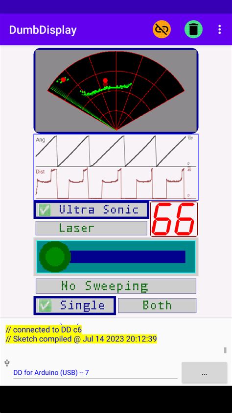 Arduino Experiment Of Ultrasonic Sensor Tof Laser Range Sensor And