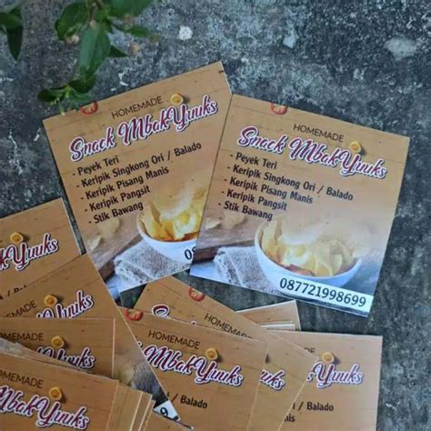 Jual Stiker Makanan Label Makanan Stiker Produk Stiker Kemasan Shopee Indonesia
