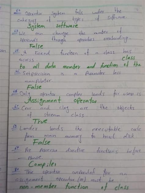 Cs201 Handwritten Short Notes Vuanswer Com Handwritten Pdf