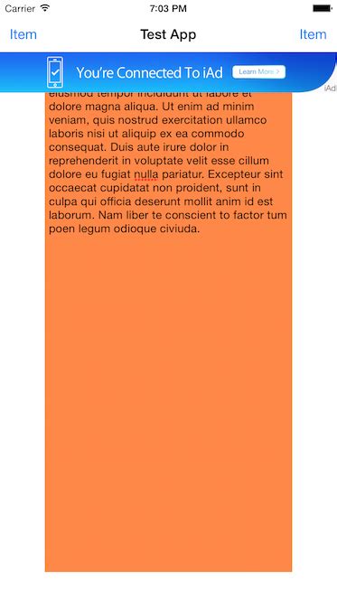 Ios Swift And Autolayout Specifically For Iad Stack Overflow