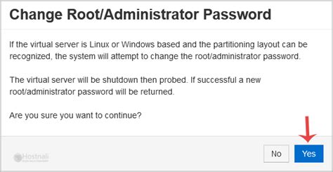 How To Change Your VPS OS Root Admin Password Using SolusVM