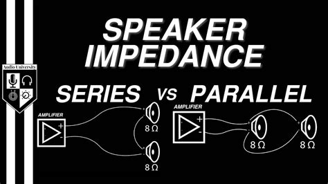 Series Vs Parallel Speaker Impedance Explained Youtube
