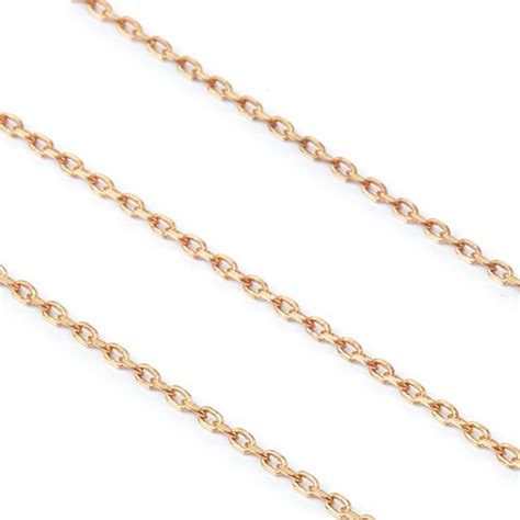 Faceted Soldered Tiny Curb Chain Brass Chain Antique Brass Etsy