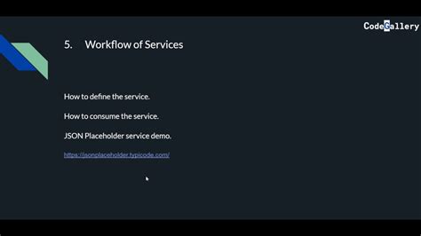 Services Workflow In Angular Angular Tuitorial YouTube